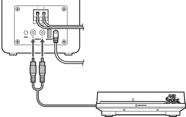 Connecting audio device