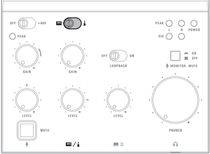 Switching the line input