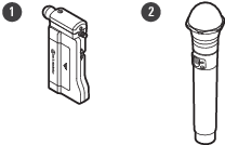 トランスミッター（マイクロホン）