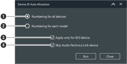 Assigning device IDs automatically