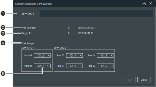 Setting charging station port assignments