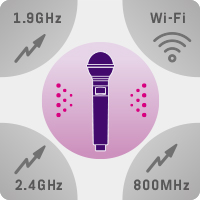 大空間（セミナールーム・多目的室）｜シーン別シミュレーション｜赤外線マイクロホンシステム ATIR-1000 シリーズ｜オーディオテクニカ