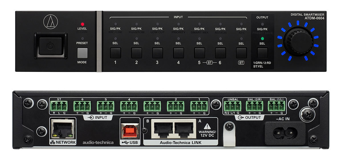 ATDM-0604｜デジタルスマートミキサー｜オーディオテクニカ